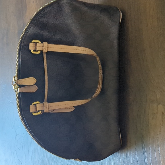 Coach | Bags | Coach Peyton Signature Cora Domed Satchel | Poshmark